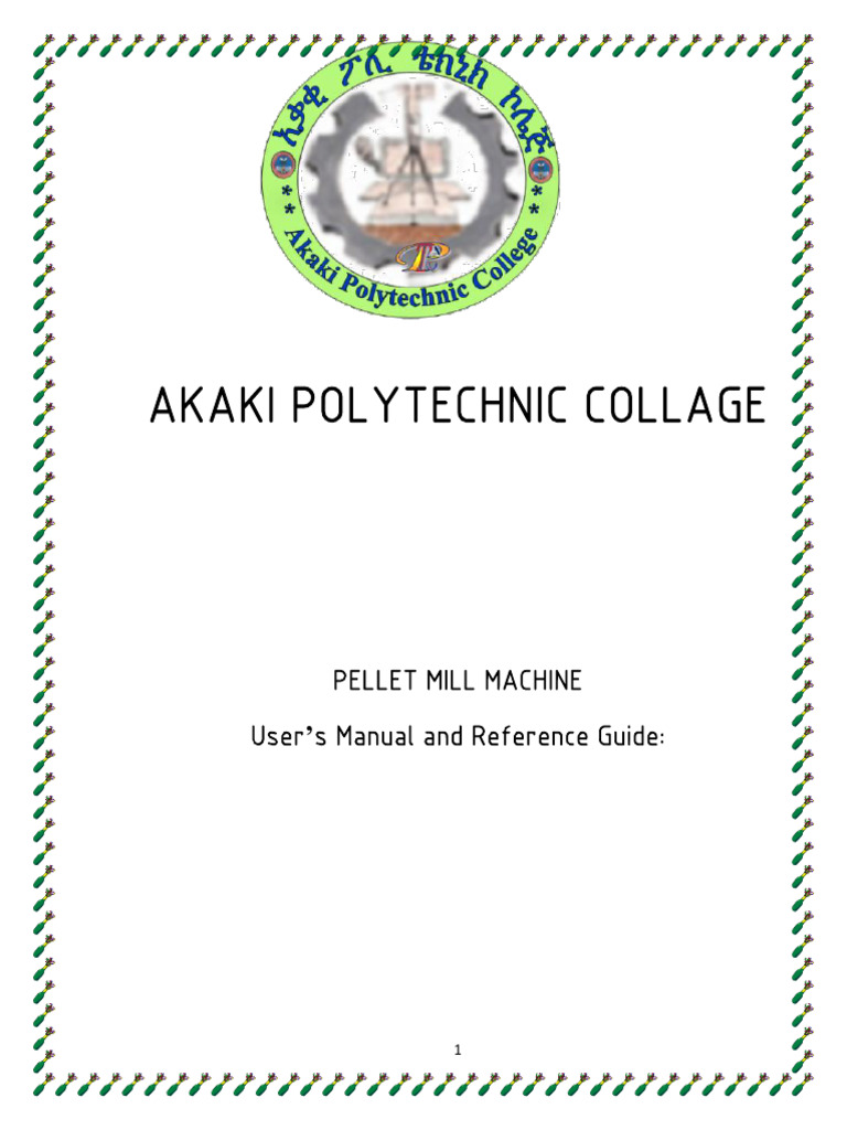 Final User Manual | PDF | Bearing (Mechanical) | Wear