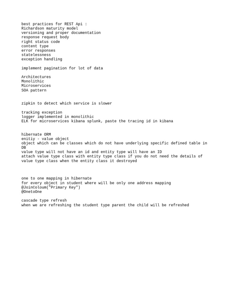best practices for REST Api | PDF