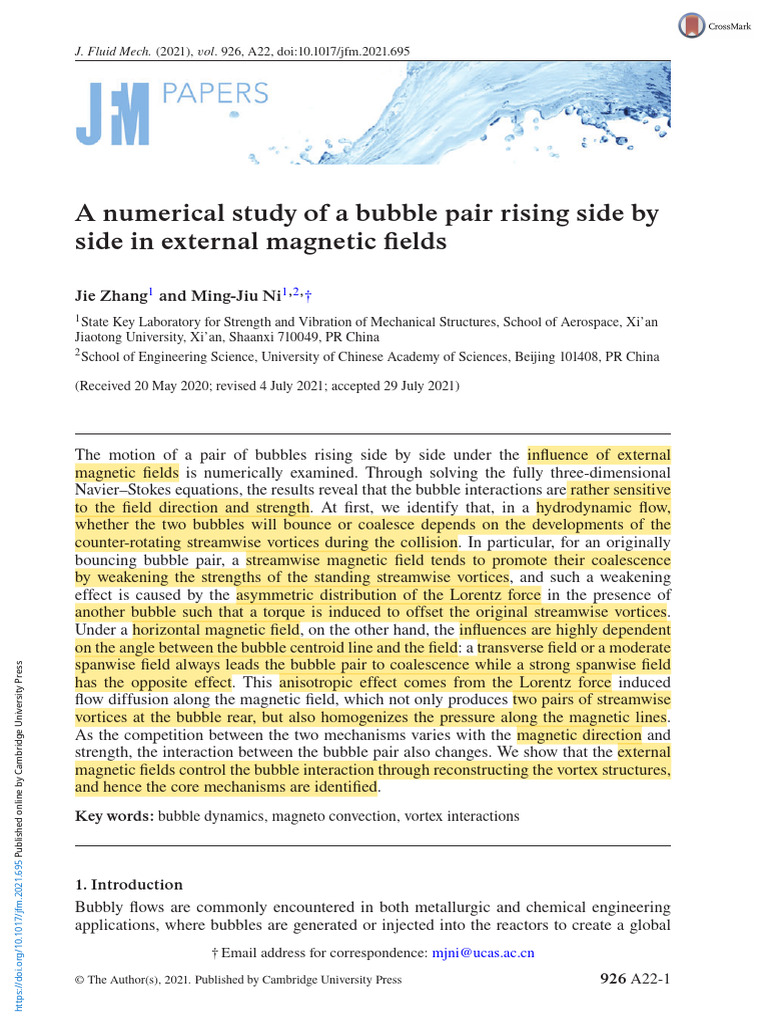 A Numerical Study of A Bubble Pair Rising Side by Side in External ...