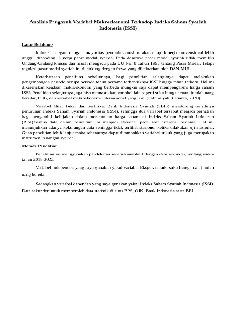 Naskah Proposal - Lisa | PDF