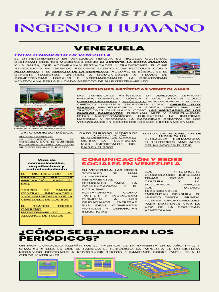 Ingenio Humano - Venezuela - CONTENIDO CULTURAL | PDF | Venezuela ...