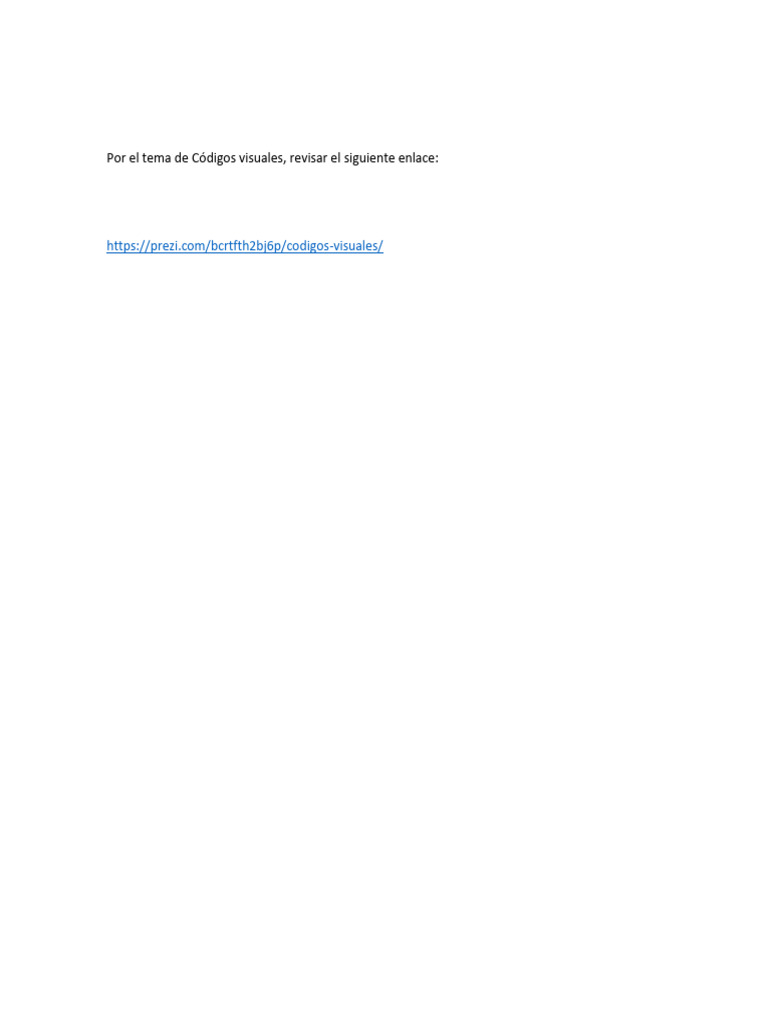 Códigos Visuales | PDF
