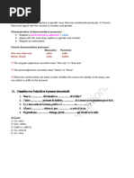 Grade 10 French Culture Practice Material | PDF | Foreign Language Studies