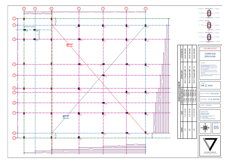 COLUMN LAYOUT PLAN | PDF