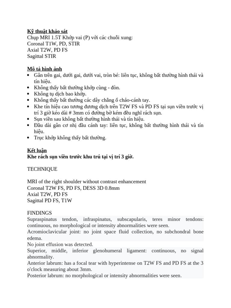 MRI KH P Vai MORHUN TARAS | PDF