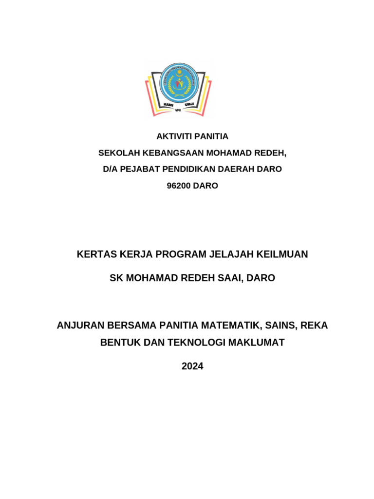 KERTAS KERJA PCG Gabungan Panitia | PDF