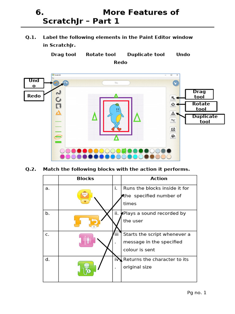 ScratchJr Activities for Kids | PDF