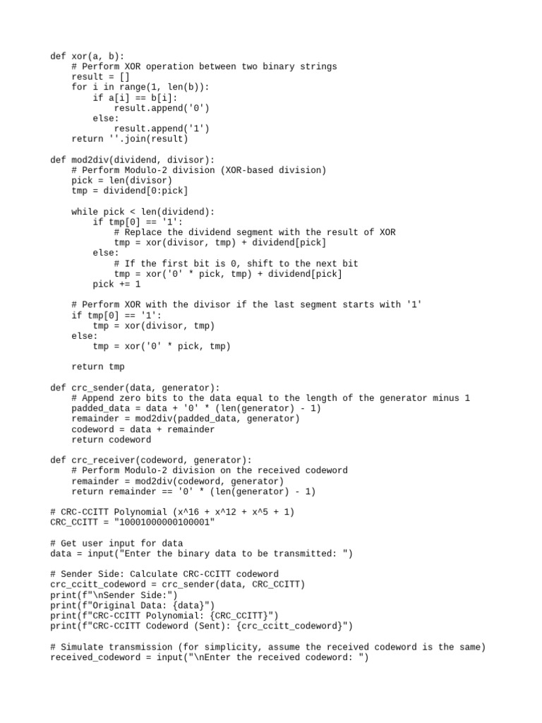 2c) Crc-Ccip Sender and Receiver | PDF