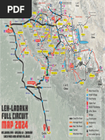 Ladakh Road Trip Map With Galwan 06.01.2025 | PDF