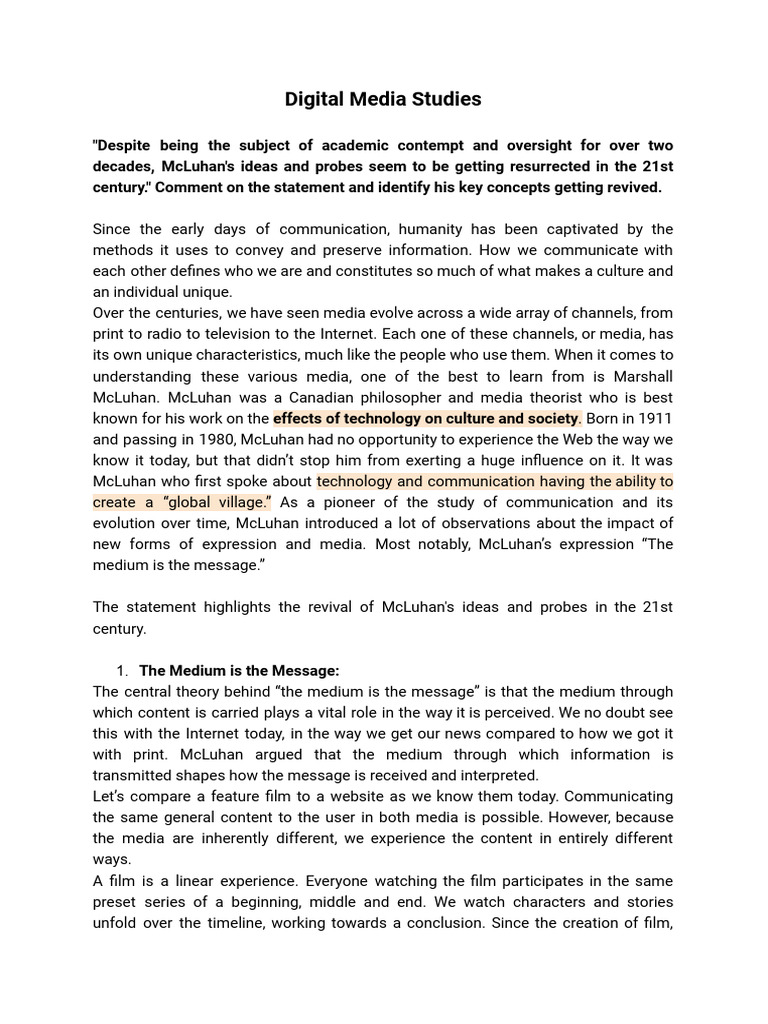 Digital Media Studies | PDF | Public Sphere | Jürgen Habermas