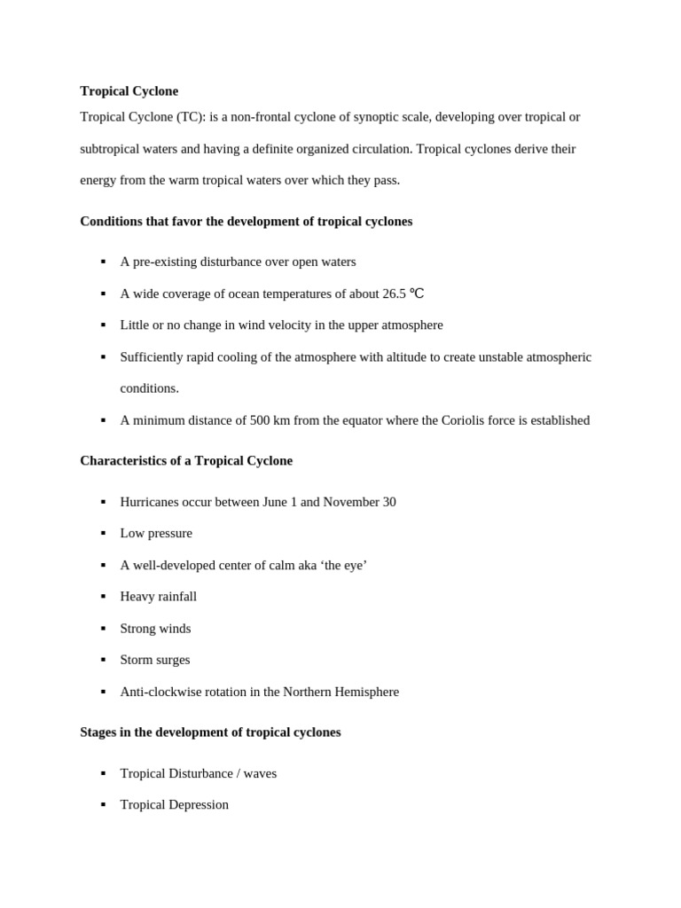 Tropical Cyclones (3) | PDF | Tropical Cyclones | Natural Disasters