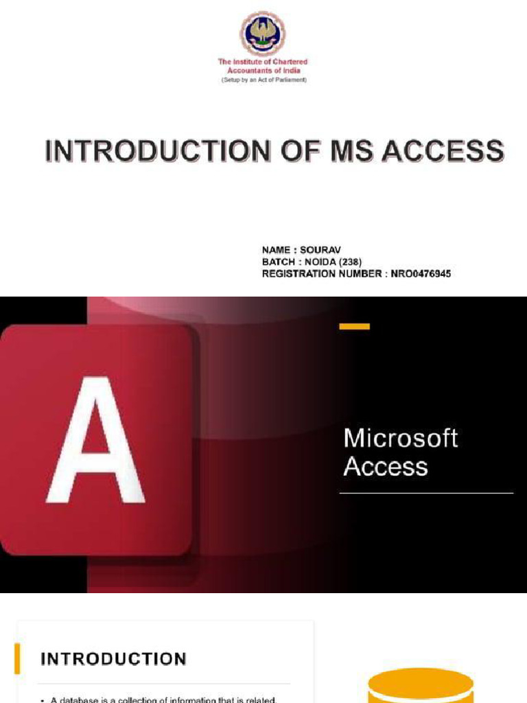 Ms Access | PDF