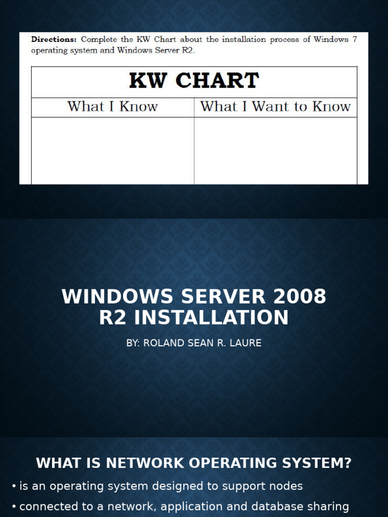 LESSON 8 - Windows Server 2008 R2 Installation | PDF | Installation ...