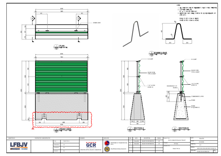 Nscr-Lfbjv-S03a-Zwd-Dwg-Tw-000017-Rev 2 1 (3) | PDF | Transport | Rail ...