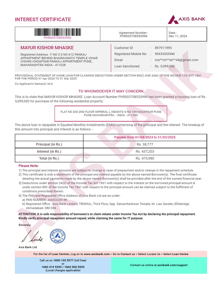 PHR003708553996-Provisional IT Certificate - Unlocked | PDF | Loans ...