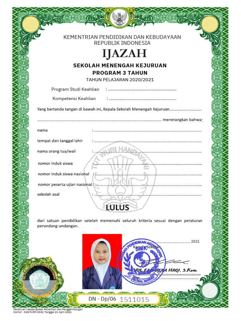 Ijazah & skhun nandita roro.pdf | PDF