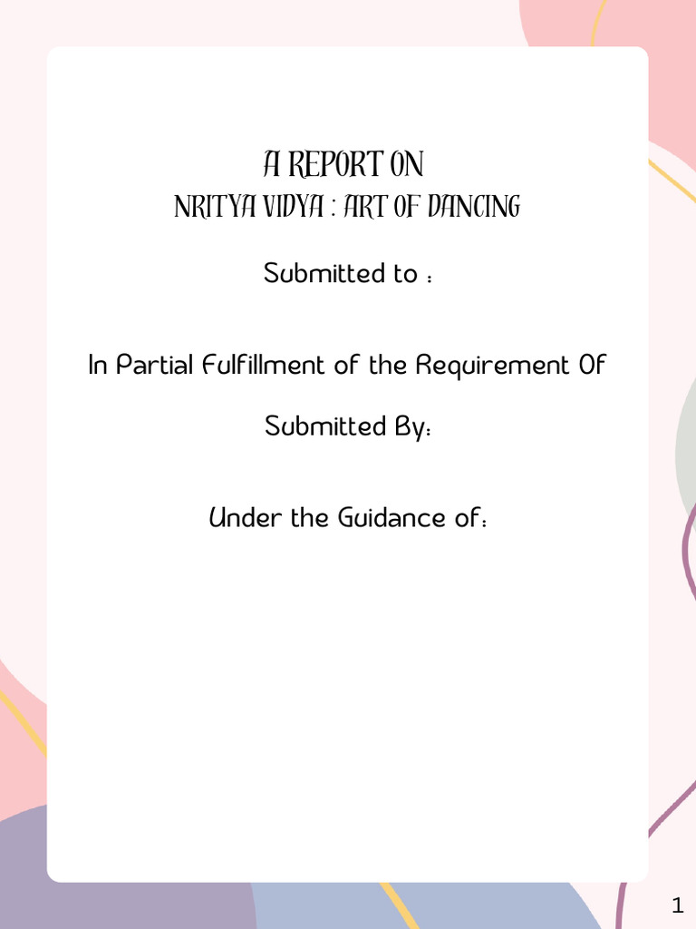 Nritya Vidya: The Essence of Dance | PDF | Dances | Performing Arts