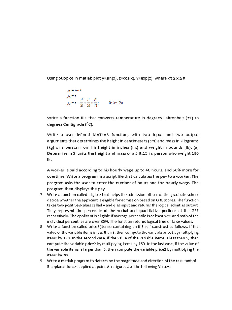 matlab qb | PDF | Damping | Function (Mathematics)