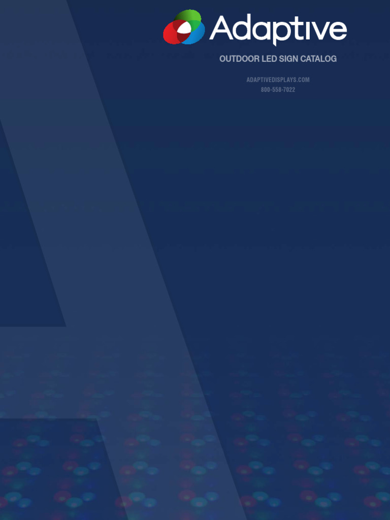 Adaptive Catalog Outdoor 2017 | PDF | Light Emitting Diode