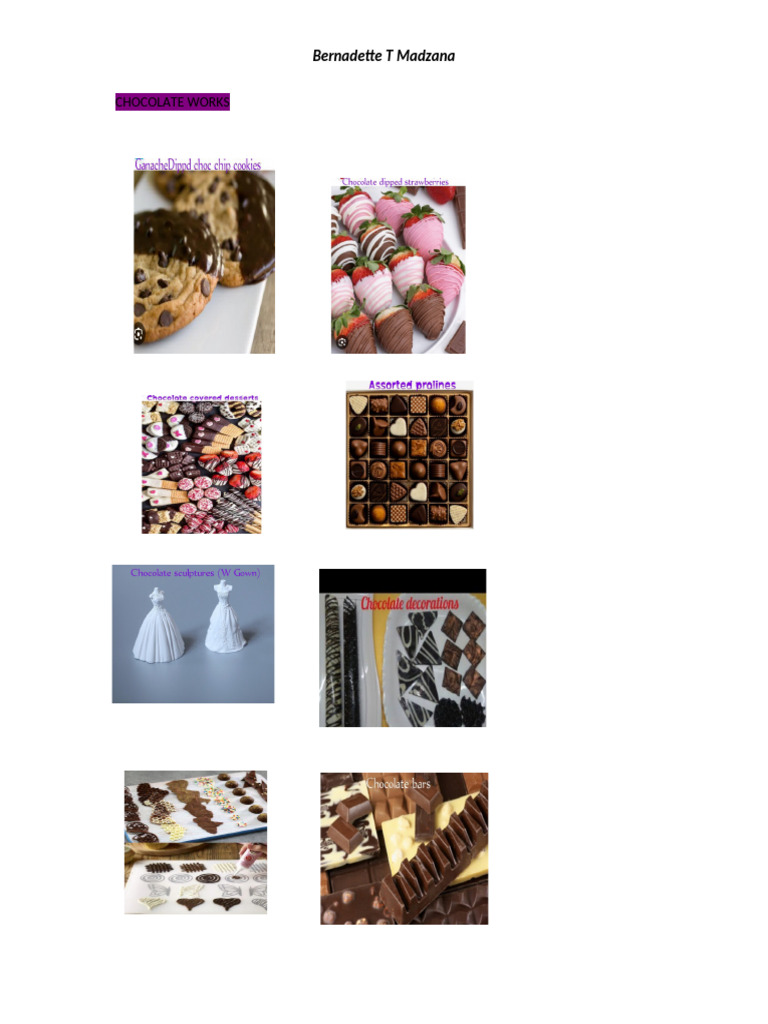 CHOCOLATE WORKS-WPS Office | PDF