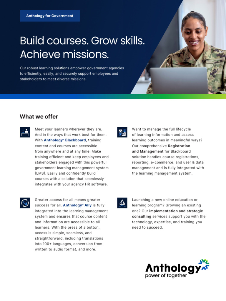 Anthology For Government One Pager v2!10!24 | PDF | Computing