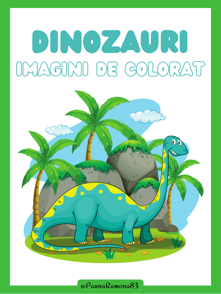 Dinozauri de Colorat | PDF