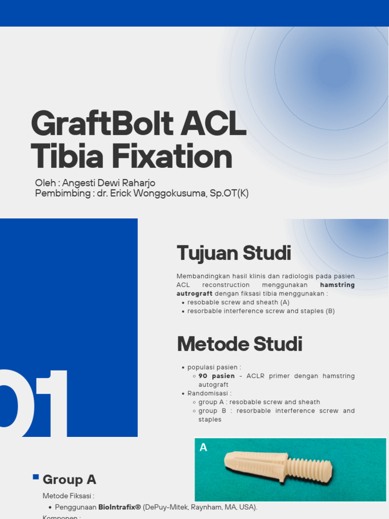 Ortho - GraftBolt ACL Tibia Fixation | PDF