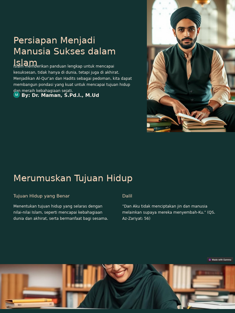 Persiapan Menjadi Manusia Sukses Dalam Islam | PDF
