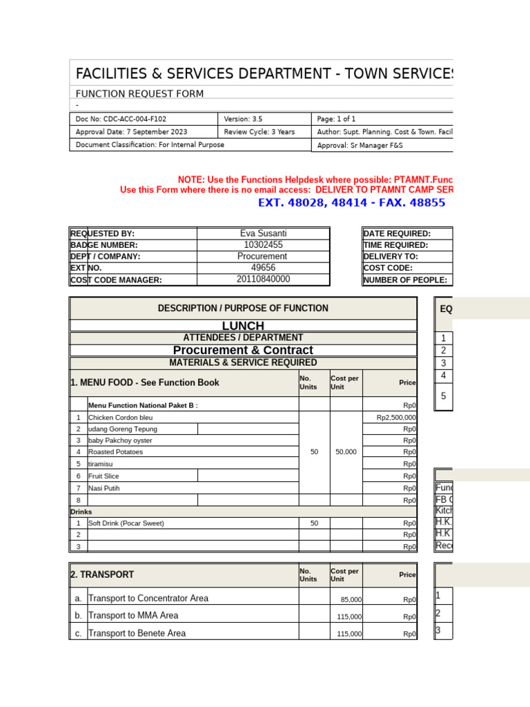 Form Function ISS TGL 12 & 14 Nov 24 - Lunch | PDF | Cooking | Cuisine