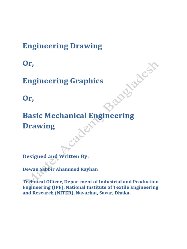 Engineering Drawing - Notes - NITER - Sheet 2 | PDF | Geometry