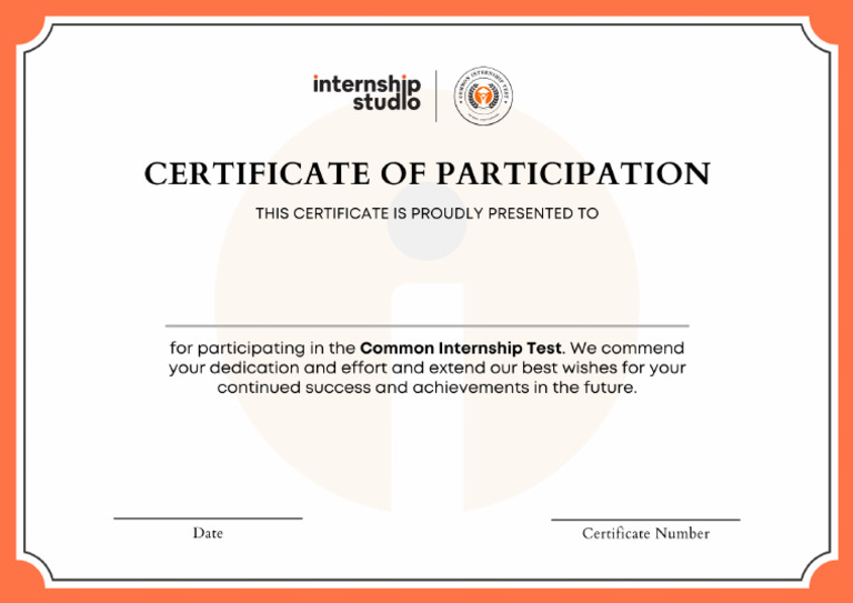 Harsh Vardhan - Participation Certificate | PDF