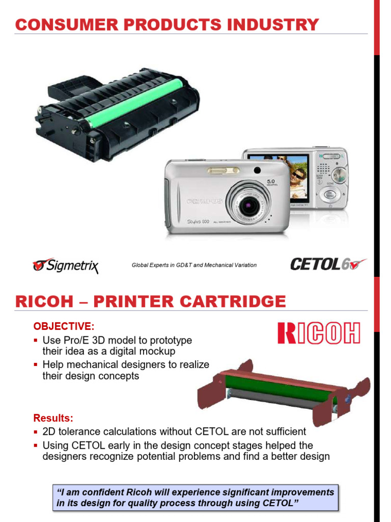 Sigmetrix Cetol - Consumer Industry Case Studies | PDF | Reliability ...