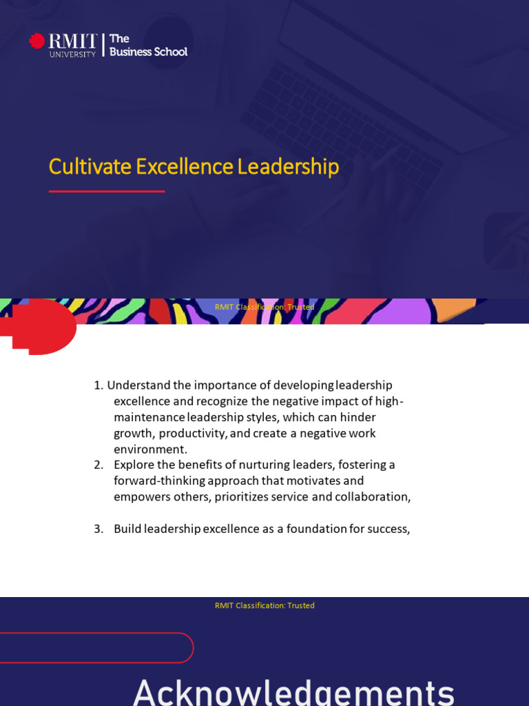Cultivate Leadership Excellence | PDF | Leadership | Psychology
