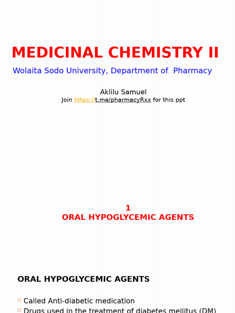 Oral Hypoglycemic Agents Overview | PDF | Carbohydrates | Diabetes