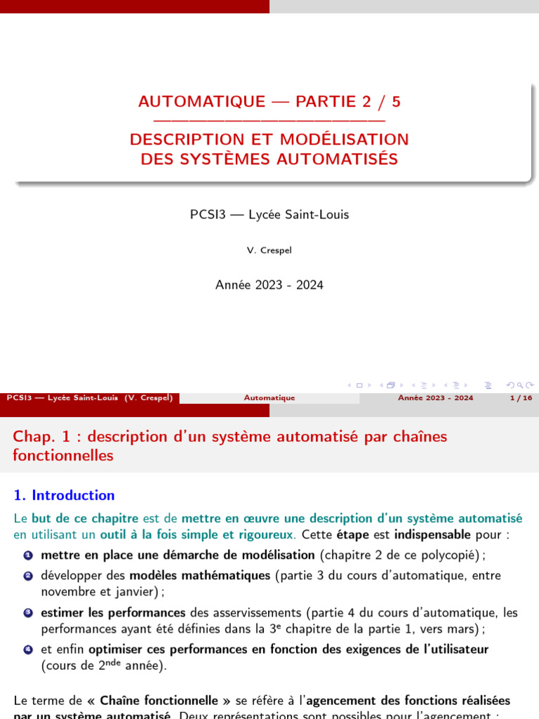 Correction-TD-Modelisation | PDF | Modèle mathématique | Régulation