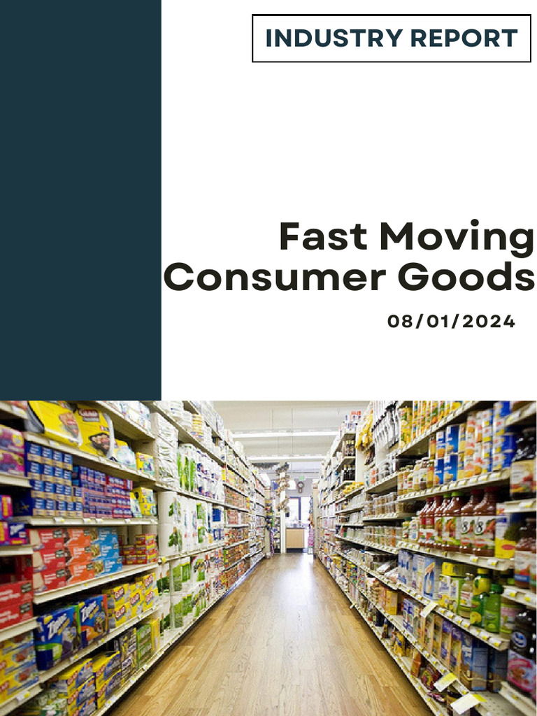 FMCG Industry Report | PDF | Market (Economics) | Urbanization