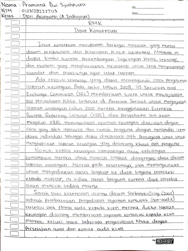 RMK Issue Konseptual | PDF