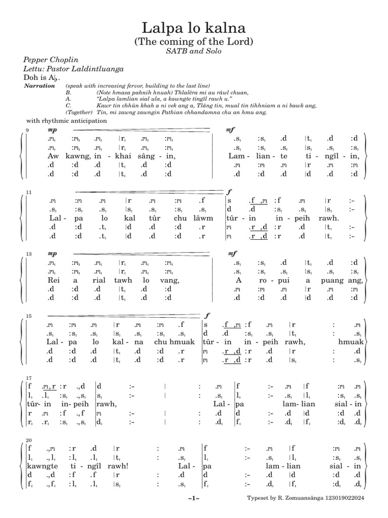 Lalpa Lo Kalna | PDF