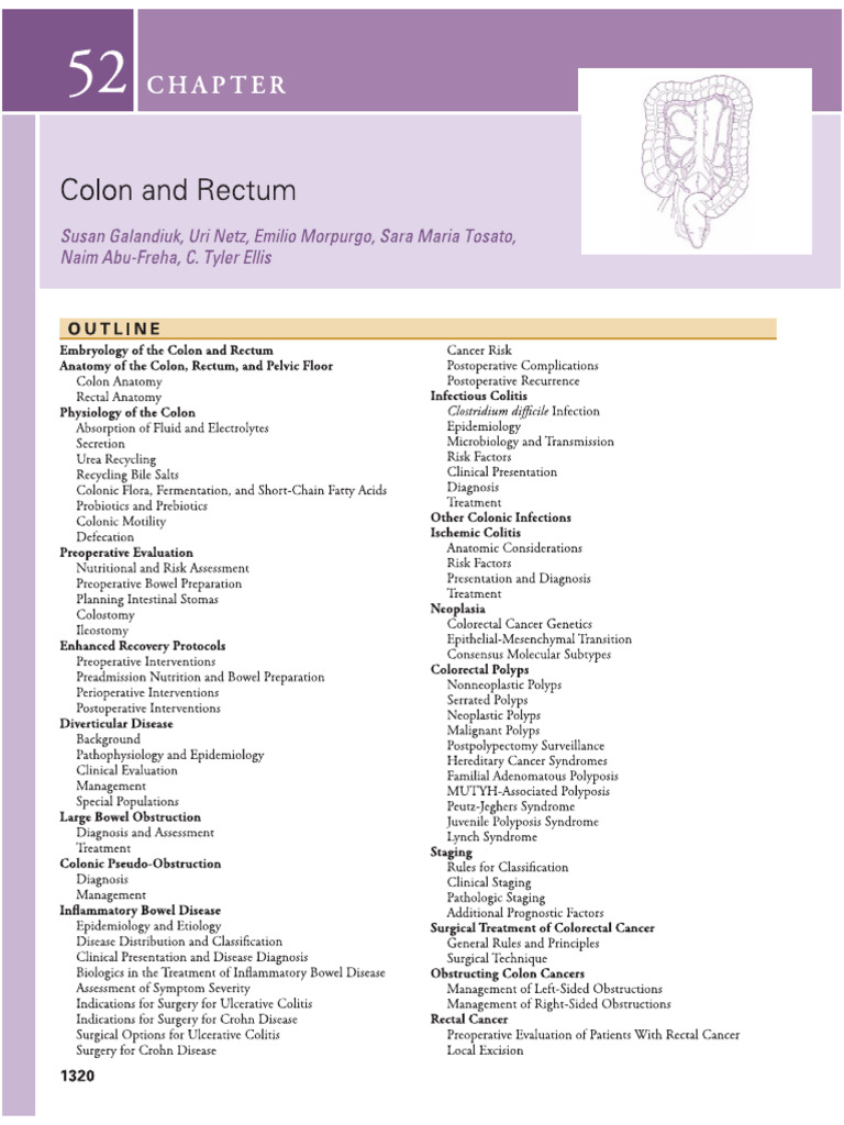 Colon and Rectum | PDF
