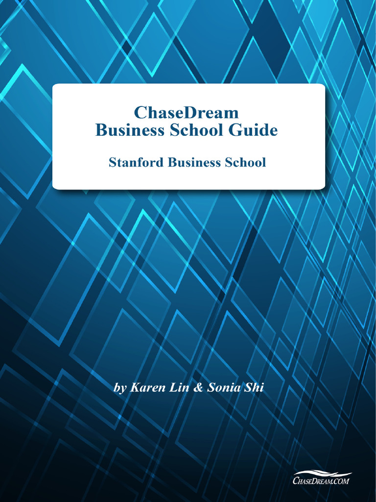 ChaseDream Business School Guide Stanford | PDF