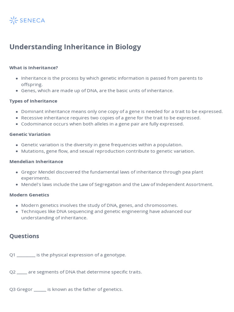 understanding_inheritance_in_biology | PDF | Dominance (Genetics ...