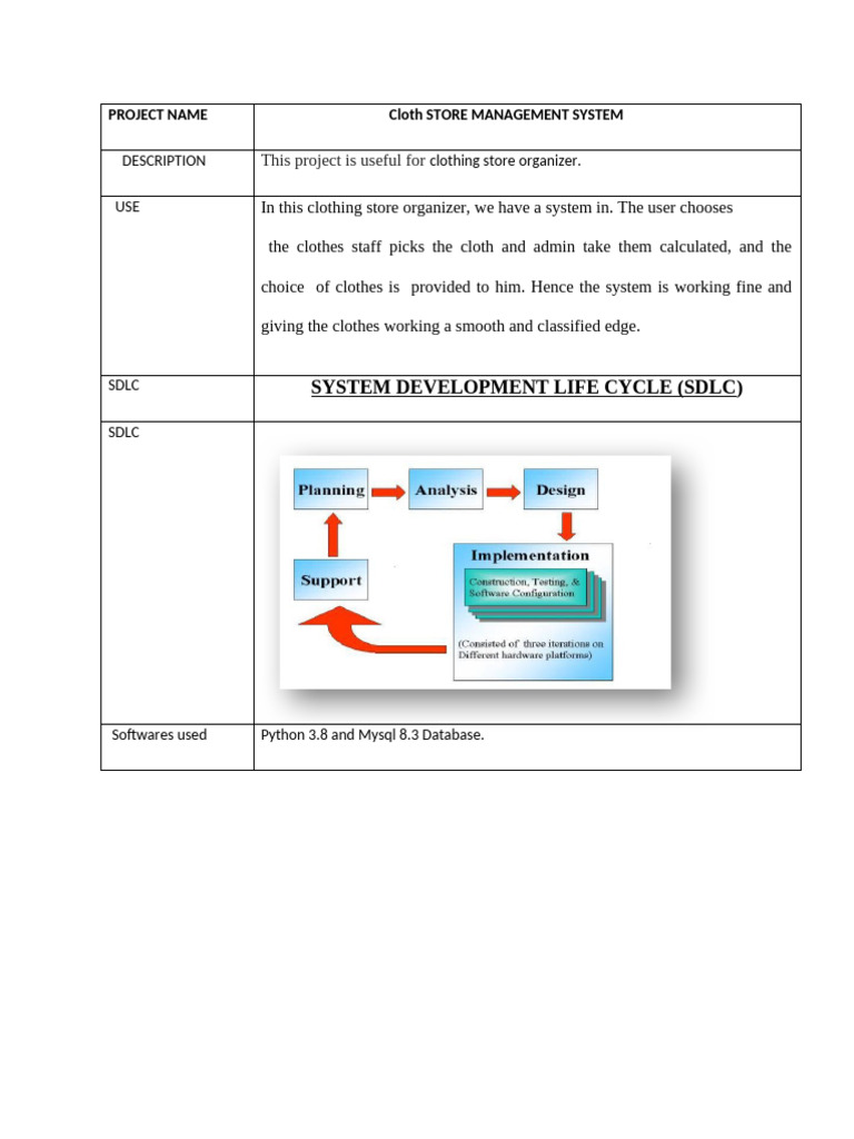 Viva - Cloth - Store - Management 2 | PDF