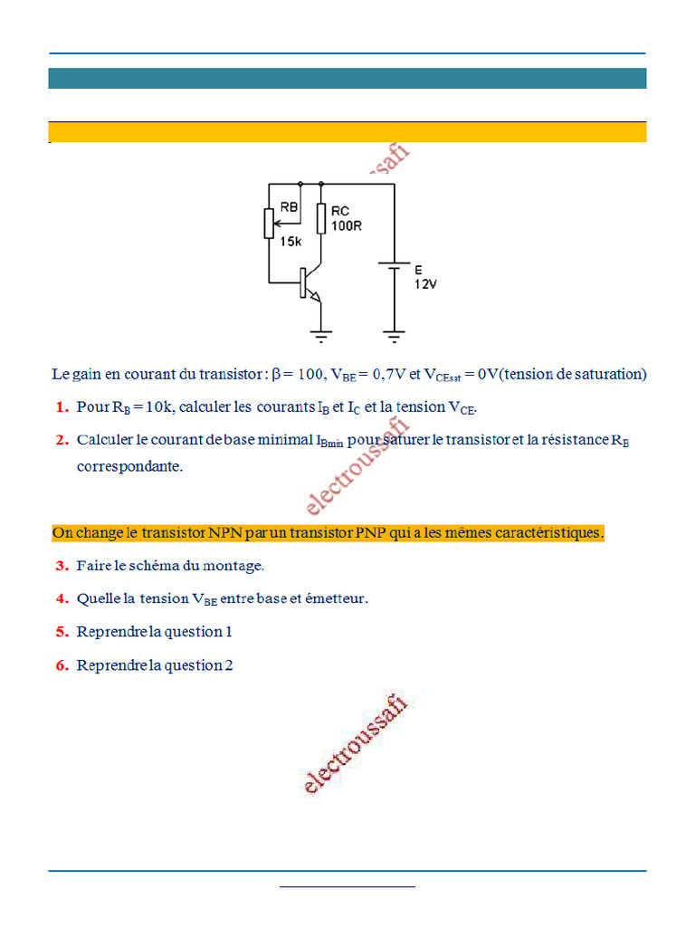 E Transistor | PDF
