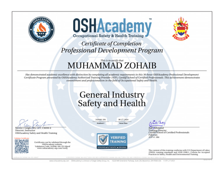 Muhammad Zohaib Program 30G | PDF