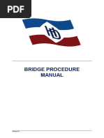 Bridge Procedure Guide | PDF | Navigation