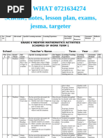 GRADE 8 MATHEMATICS TERM 1 2025 OPENER EXAM | PDF | Mathematics