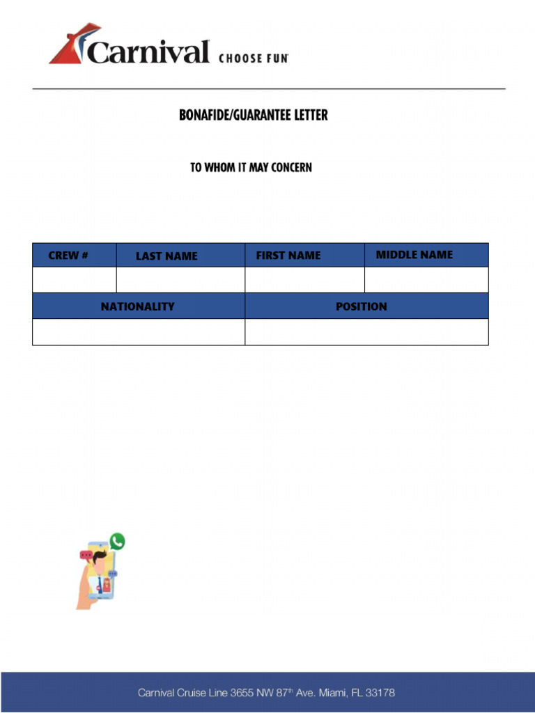 Bonafide Letter 1 Pdf