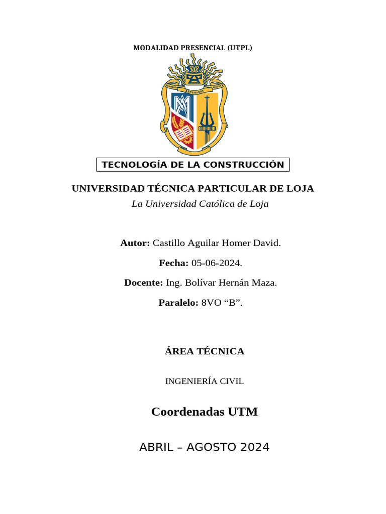 Coordenadas Utm | PDF
