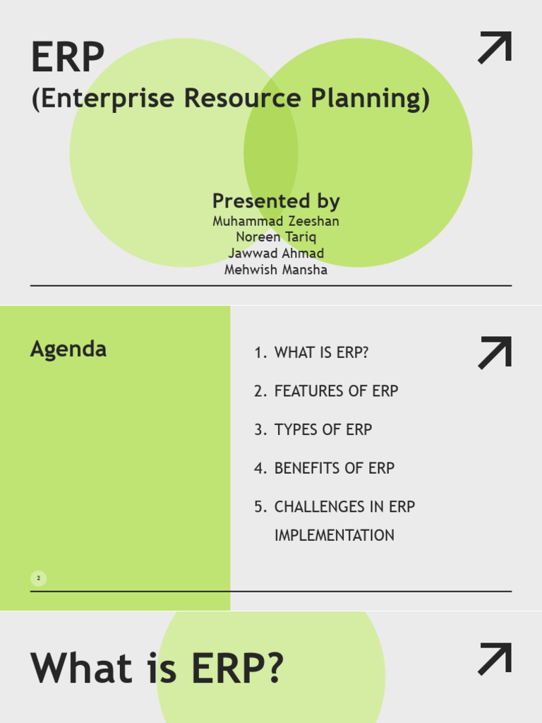ERP - Presentation | PDF | Enterprise Resource Planning | Cloud Computing