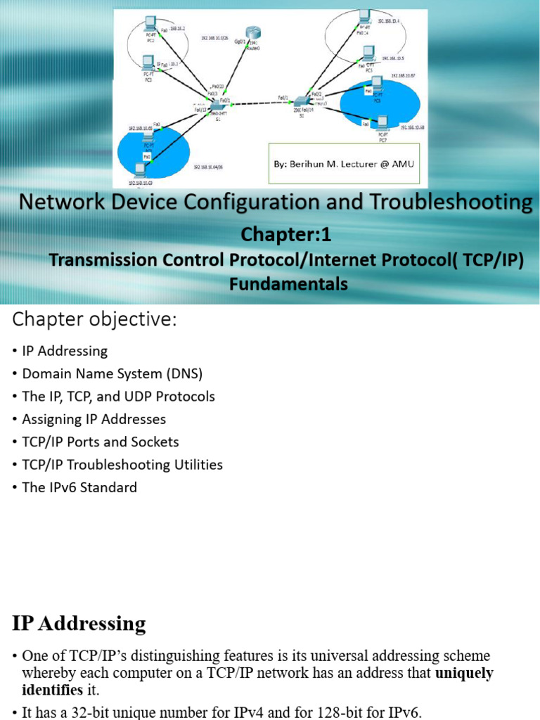 Chapter-1-part-1 | PDF | Ip Address | Internet Protocols